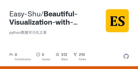 GitHub Easy Shu Beautiful Visualization with Python python数据可视化之美