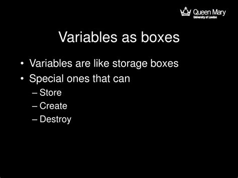 PPT Box Variables PowerPoint Presentation Free Download ID 9611894