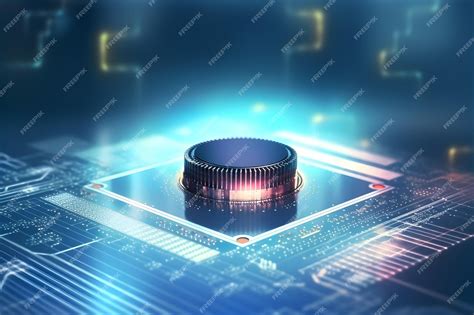 premium ai image data storage center quantum computing database cloud computing concept