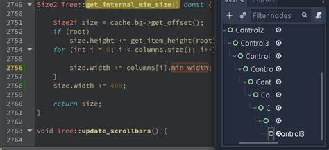 Scene Dock Hasn T Horizontal Scroll Issue Godotengine Godot GitHub