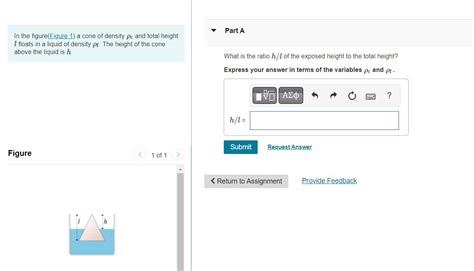 Solved In the figure Figure a cone of density ρc and Chegg