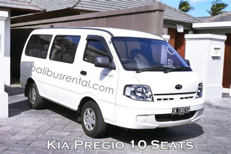 Rental Kia Pregio Charter Mini Bus 10 Seats Bali 2020 Bali Bus Rental