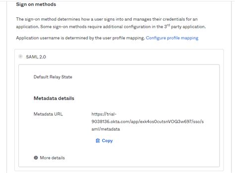 setting up saml for okta tool
