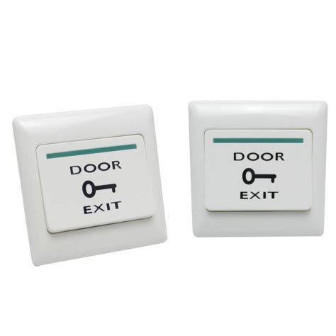 2pcs Door Exit Push Release Button Switch Magnetic Grandado