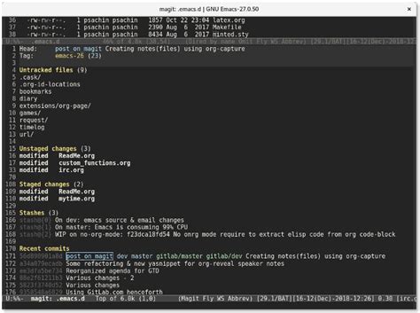如何在 Emacs 中使用 Magit 管理 Git 项目 Linuxstory