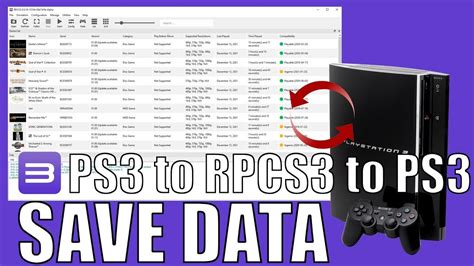 Gestionar Save Game Datos De Guardado De PS A RPCS Con Bruteforce Save Data YouTube