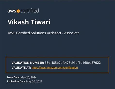 Vikash Tiwari On Linkedin Aws Certification Cloudcomputing Careergrowth