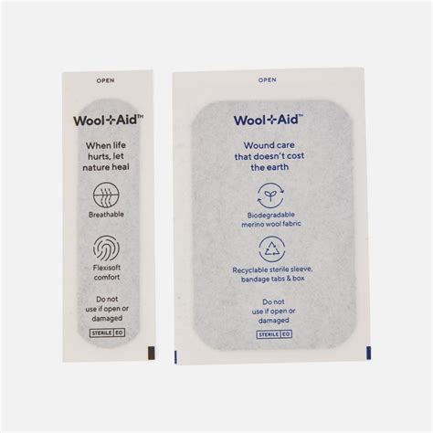 Fsa Eligible Woolaid Merino Wool Adhesive Bandages Emergency Pack 5