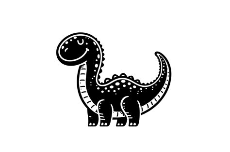 Cartoon Dino Svg Cut File Printable Png Graphic By Artful Assetsy