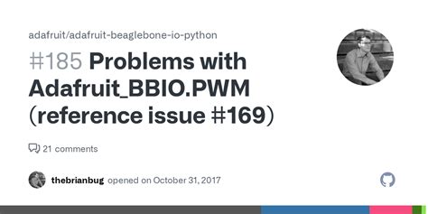 Problems With Adafruitbbiopwm Reference Issue 169 · Issue 185