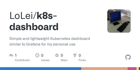 GitHub LoLei K S Dashboard Simple And Lightweight Kubernetes Dashboard Similar To Grafana For