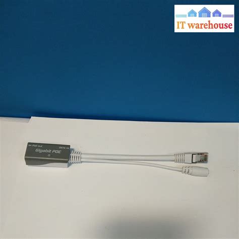 Mikrotik Routerboard Gigabit Poe Power Injector Cable Input 18 57v