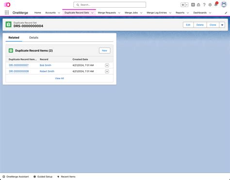 Salesforce Data Cloud Merge Profiles