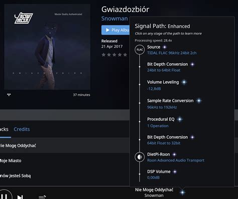 KHz MQA Sample Rate TIDAL Roon Labs Community
