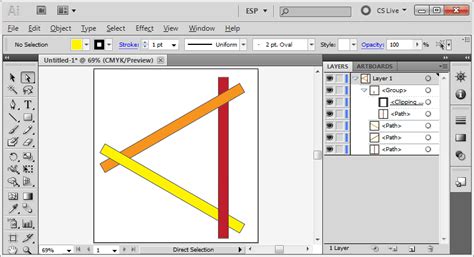how to overlap multiple objects in illustrator graphic design stack