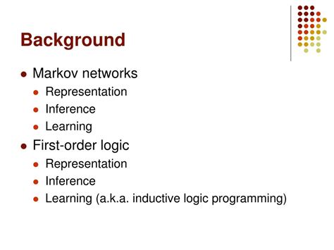 Ppt 10 803 Markov Logic Networks Powerpoint Presentation Free