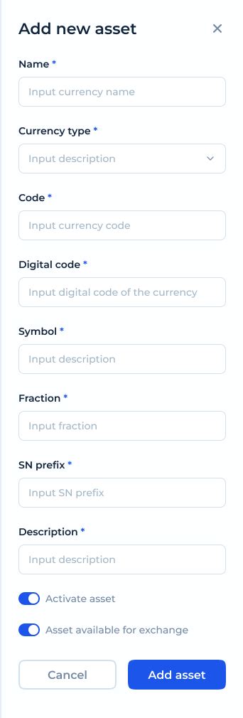 Add New Asset Sdkfinance White Label Digital Banking Software