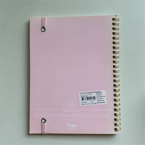 A5 Typo Notebook Hobbies And Toys Stationery And Craft Stationery And School Supplies On Carousell