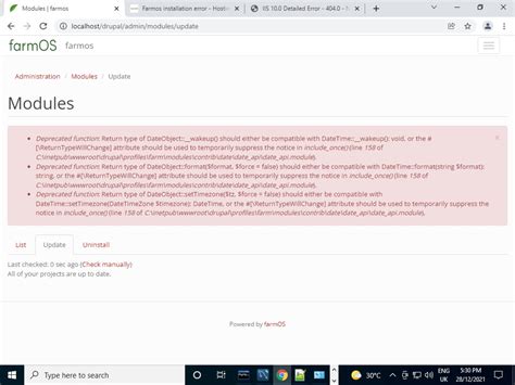 farmos installation error hosting farmos farmos