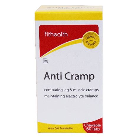 Anti Cramp 60 Tablets Fithealth Cura Pharm