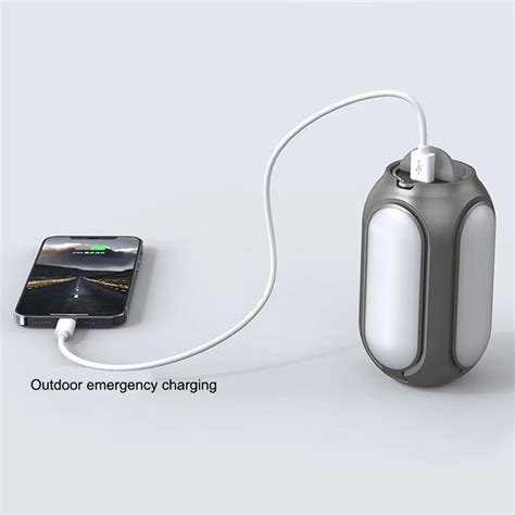 8000mah Foldable Led Camping Lantern Power Bank 6 Mode Hanging As2 Electronics