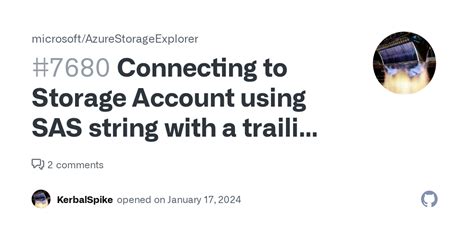 Connecting To Storage Account Using Sas String With A Trailing Blank