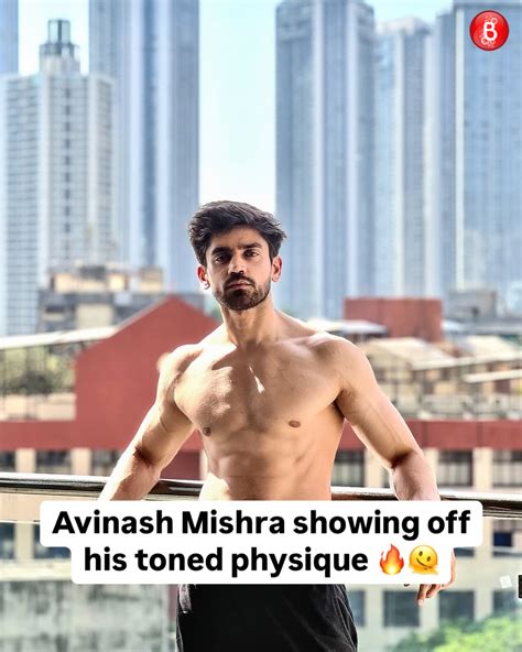 Bollywood Bubble Television Avinash Flaunts His Chiseled Physique