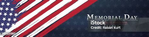 기념일 배경 미국 국기 존경 명예와 감사 포스터 현대 디자인 벡터 일러스트 레이 션 미국 메모리얼 데이에 대한 스톡 벡터 아트 및 기타 이미지 미국 메모리얼 데이 배너