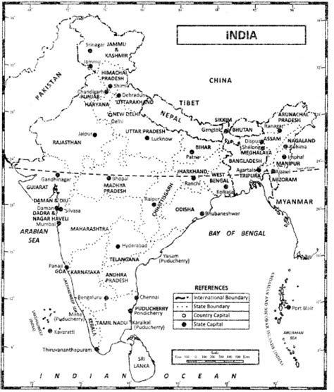 Class 11 Geography Ncert Solutions Chapter 1 India Location Cbse Labs