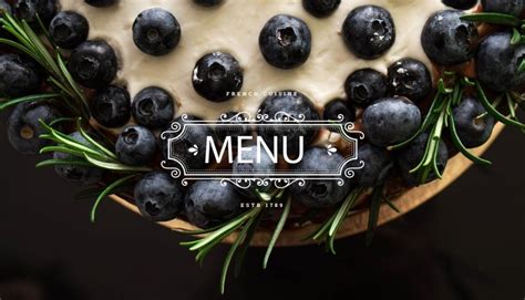 Menu For Cafe Or Restaurant CSS Template By Nicepage