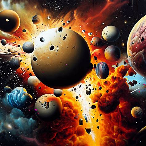 Artstation Explode Planets By Nychos Hyper Realist High Detailed Hd 3000