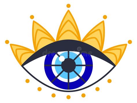 Oracle Symbol Ethnic Protection Sign Stock Illustration Illustration