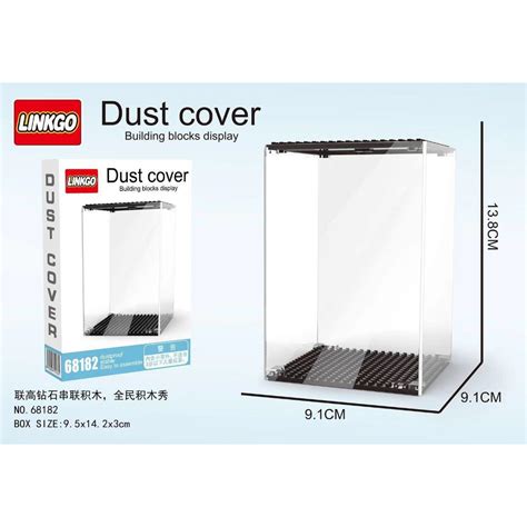 ตู้โชว์ กล่องใส ตัวต่อนาโน แบบเฟือง Nanoblock Display Box Linkgo 68182 Shopee Thailand