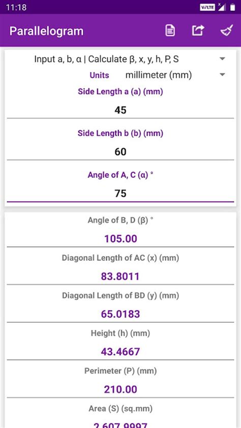 Geometry Calculator Apk Pour Android Télécharger