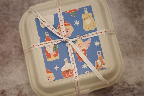 카드 크리스마스 패턴지 포장 메모 엽서 아날로그지