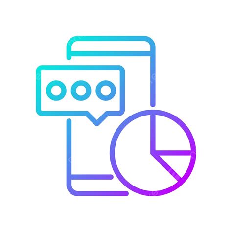Linear Gradient Vector Icon For Social Media Data Mining Vector Technology Phone Simple Png