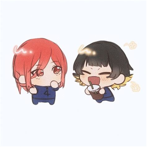 Bachira X Chigiri Chibi Drawings Cute Chibi Chibi