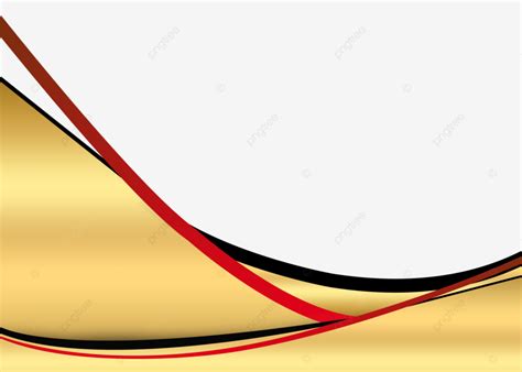 Abstract Red Wavy Curve With Golden Wave Abstract Red Wave Golden Curve Wave Png And Vector