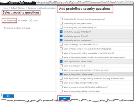 How To Enable Self Service Password Reset In Azure Ad Azure Lessons