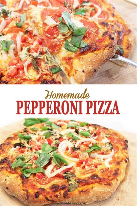 Homemade Pepperoni Pizza Recipe Homemade Pepperoni Pizza Pizza