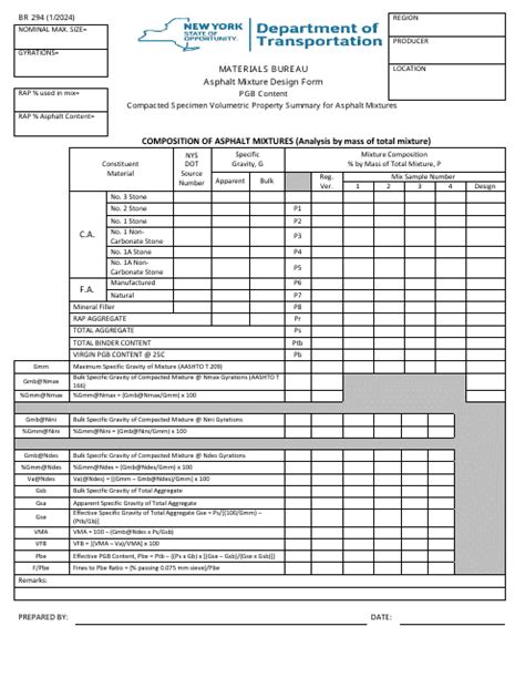Asphalt Mixture Templates Pdf Download Fill And Print For Free