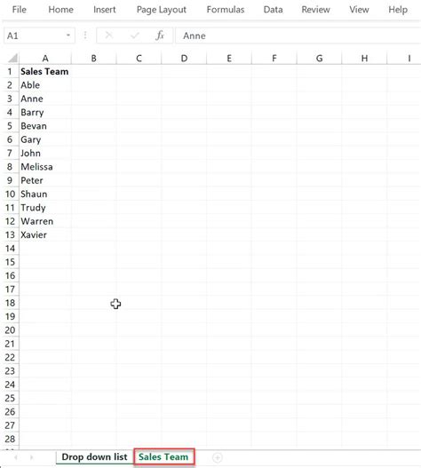 How To Create Drop Down Menu In Excel Drop Down List Excel At Work