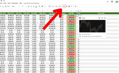 Free Trading Journal Excel Google Sheets Download