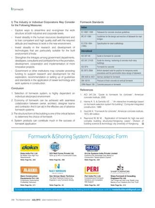 July MASTERBUILDERS FORMWORK PDF