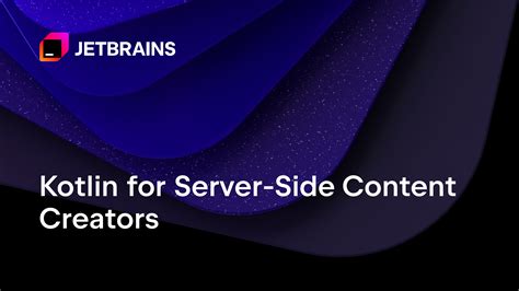 Shout Out To Kotlin For Server Side Content Creators The Kotlin Blog