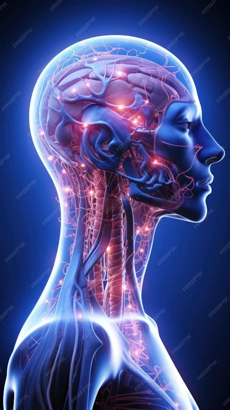 Premium Ai Image Human Brain Signal Deep Learning Concept Human Head And Brain Different Kind