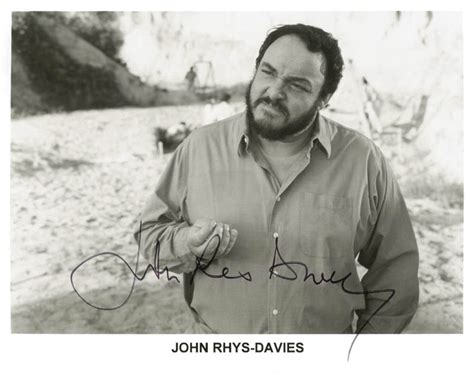 John Rhys Davies Autographed Signed Photograph Historyforsale Item