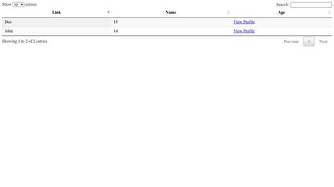 Add Link To Datatables Cell