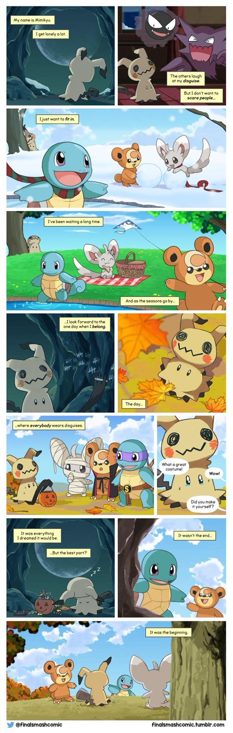 Final Smash Webcomic Creates Adorable Mimikyu Comic Safari Zine