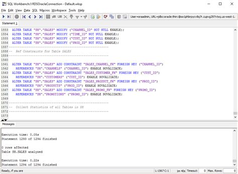 Step 3 Test Connectivity To The Oracle Db Instance And Create The Sample Schema Database